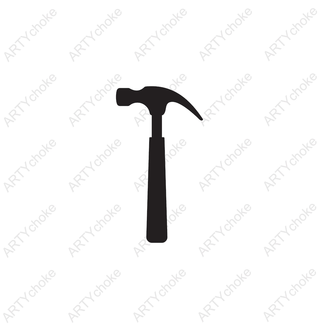 Hammer. Files Prepared for Cricut. SVG Clip Art. Digital File Available ...