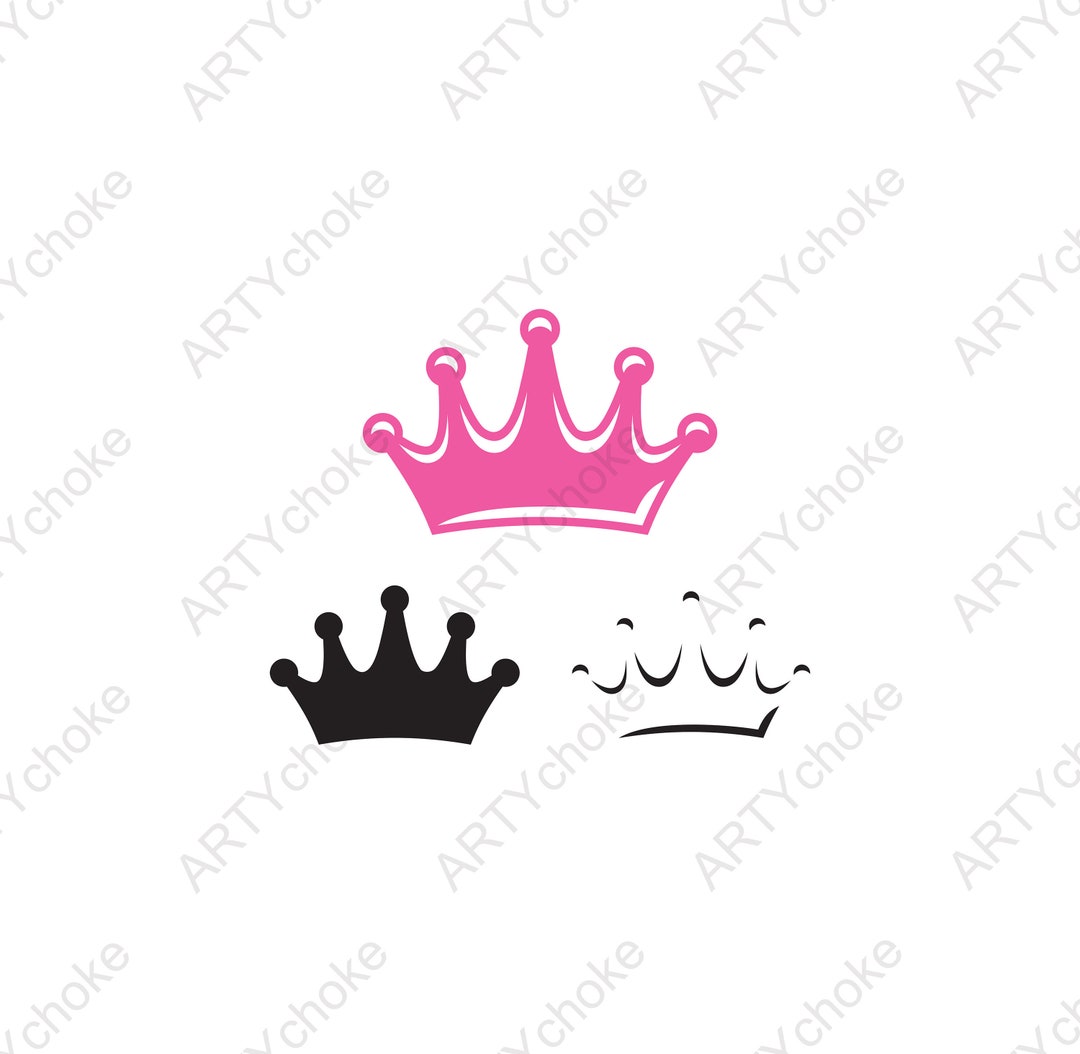 Tiara Crown. Files Prepared for Cricut. SVG Clip Art. Digital File ...