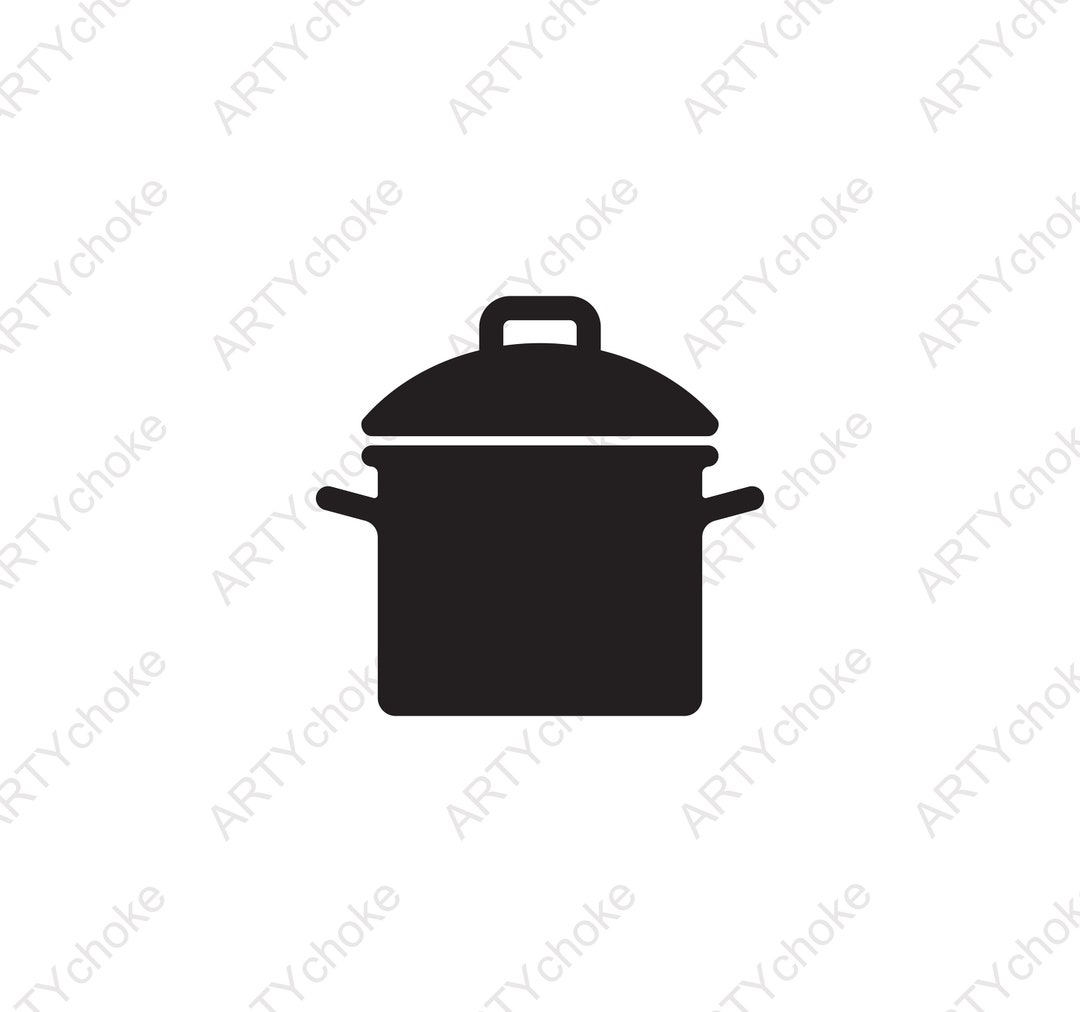 Cooking Pot. Files Prepared for Cricut. SVG Clip Art. Digital File ...