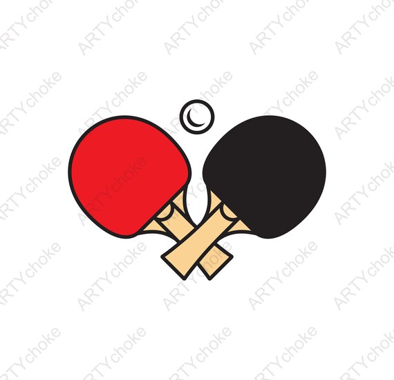 Table Tennis. Files Prepared for Cricut. SVG Clip Art. Digital | Etsy