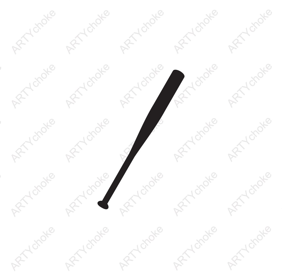 Baseball Bat. Files Prepared for Cricut. SVG Clip Art. Digital - Etsy