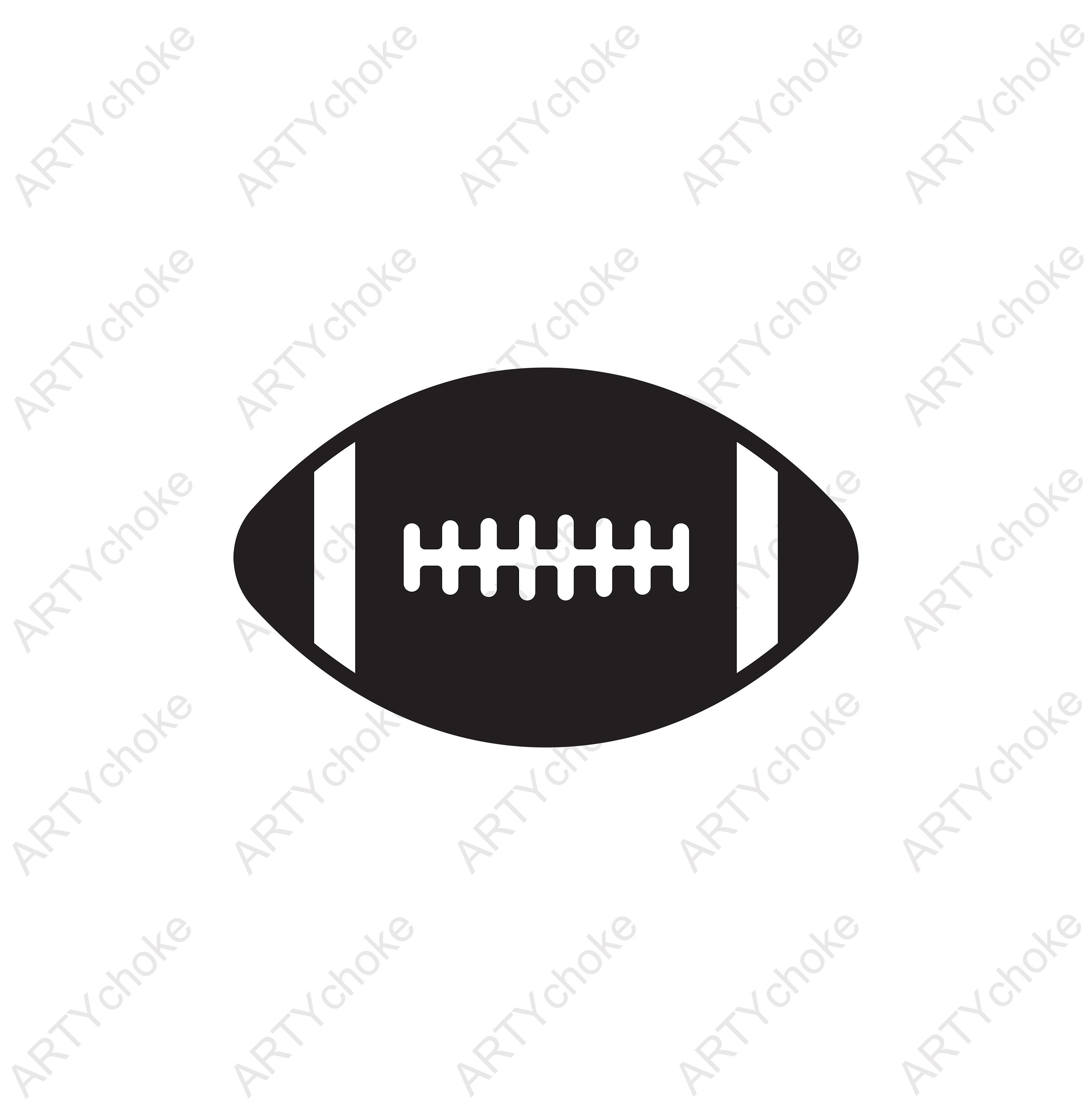 American Football Ball. Files Prepared for Cricut. SVG Clip - Etsy