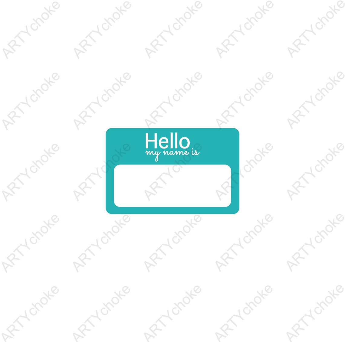 Name Tag. Files Prepared for Cricut. SVG Clip Art. Digital - Etsy