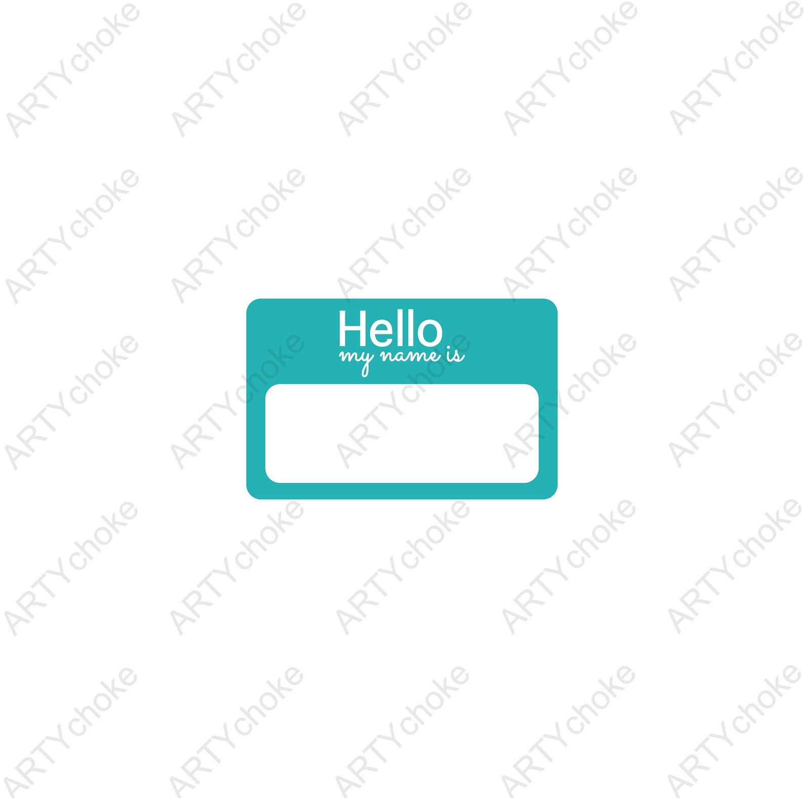 Name Tag. Files Prepared for Cricut. SVG Clip Art. Digital - Etsy