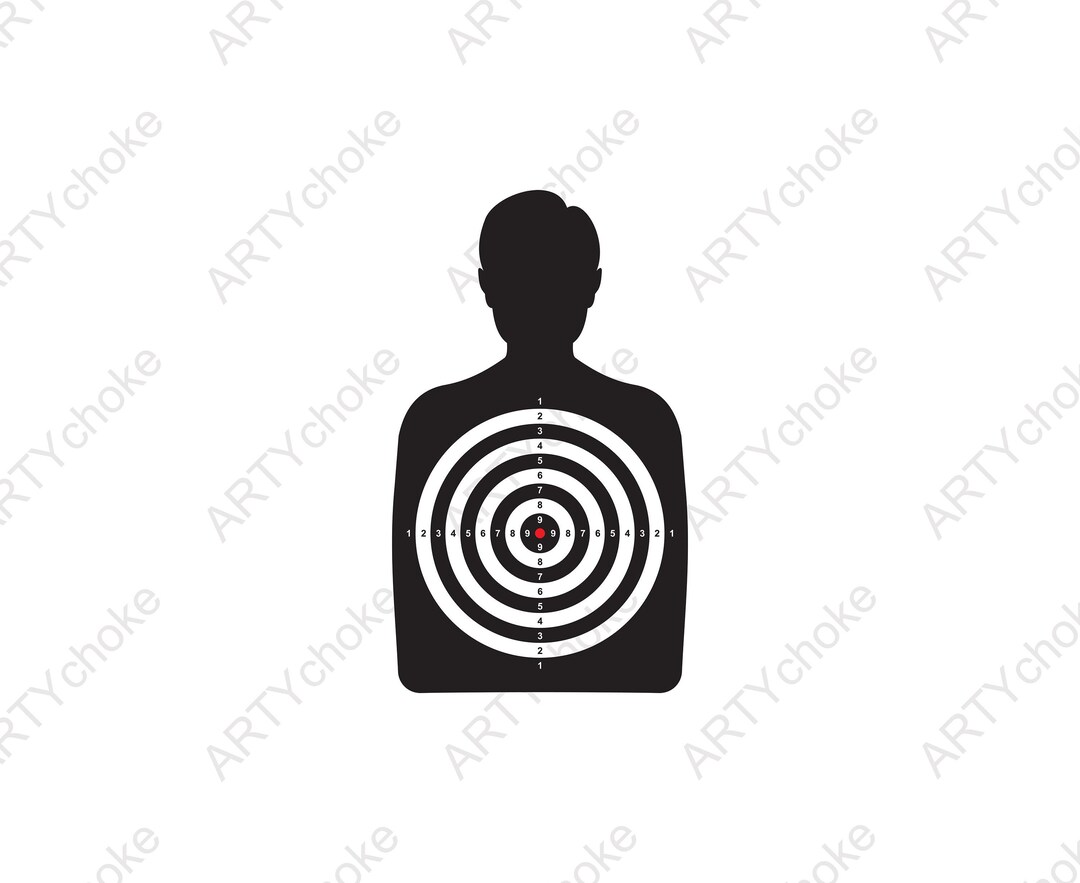 Human Target. Files Prepared for Cricut. SVG Clip Art. Digital File ...