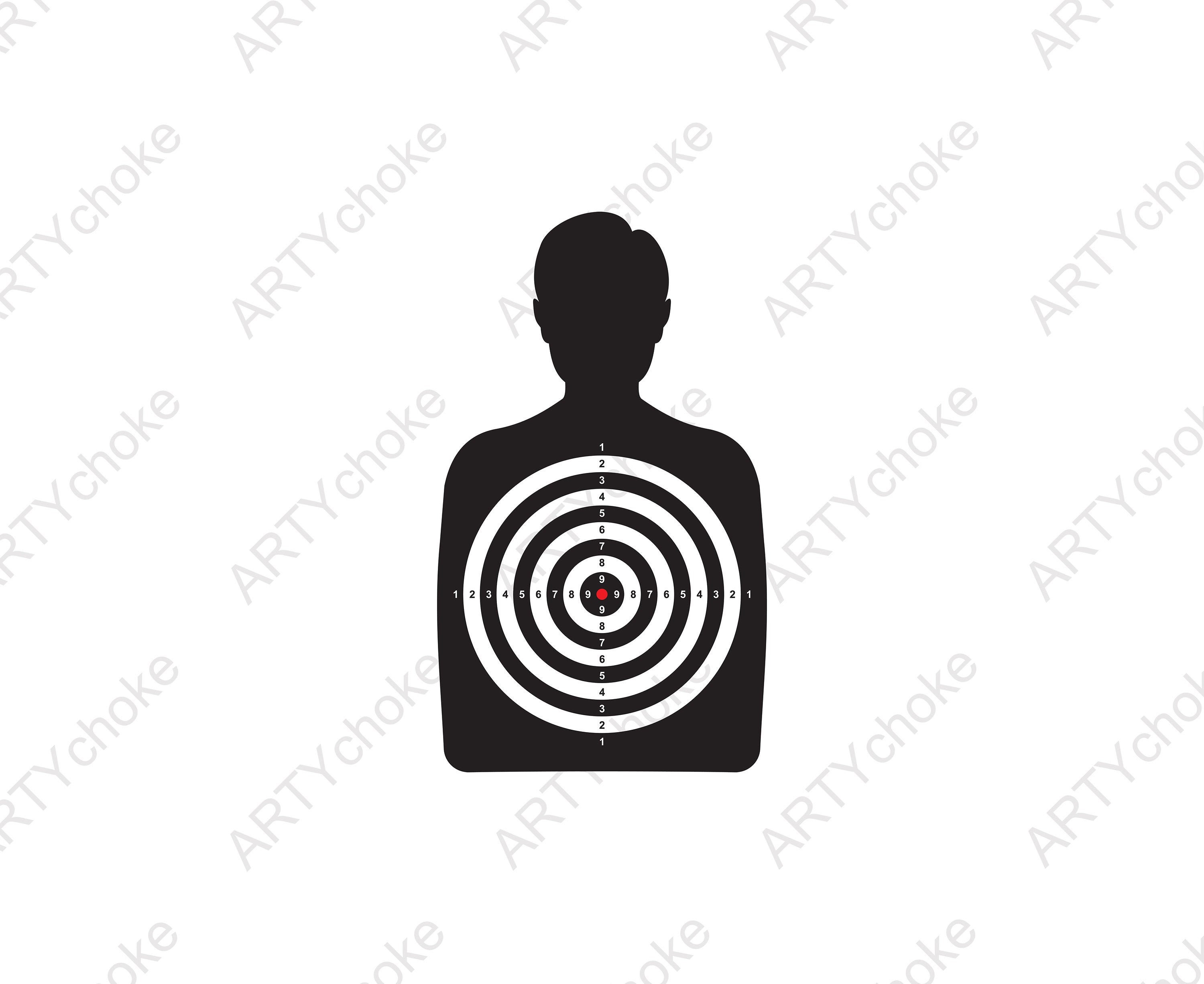 Human Target Clip Art