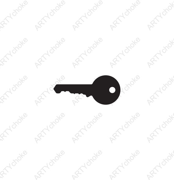 Key Silhouette. Files Prepared for Cricut. SVG Clip Art. - Etsy