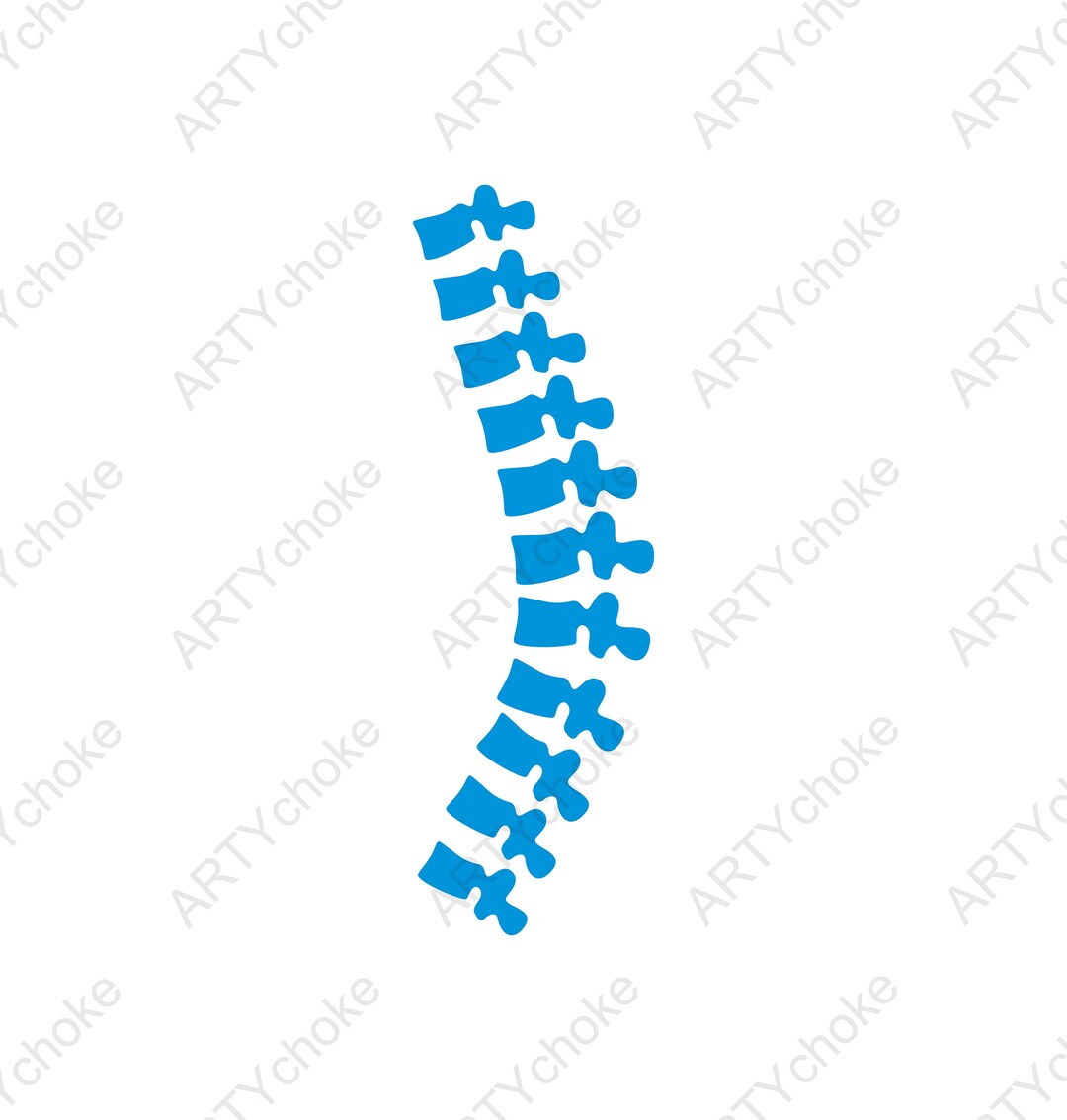 Spine. Files Prepared for Cricut. SVG Clip Art. Digital File Available ...
