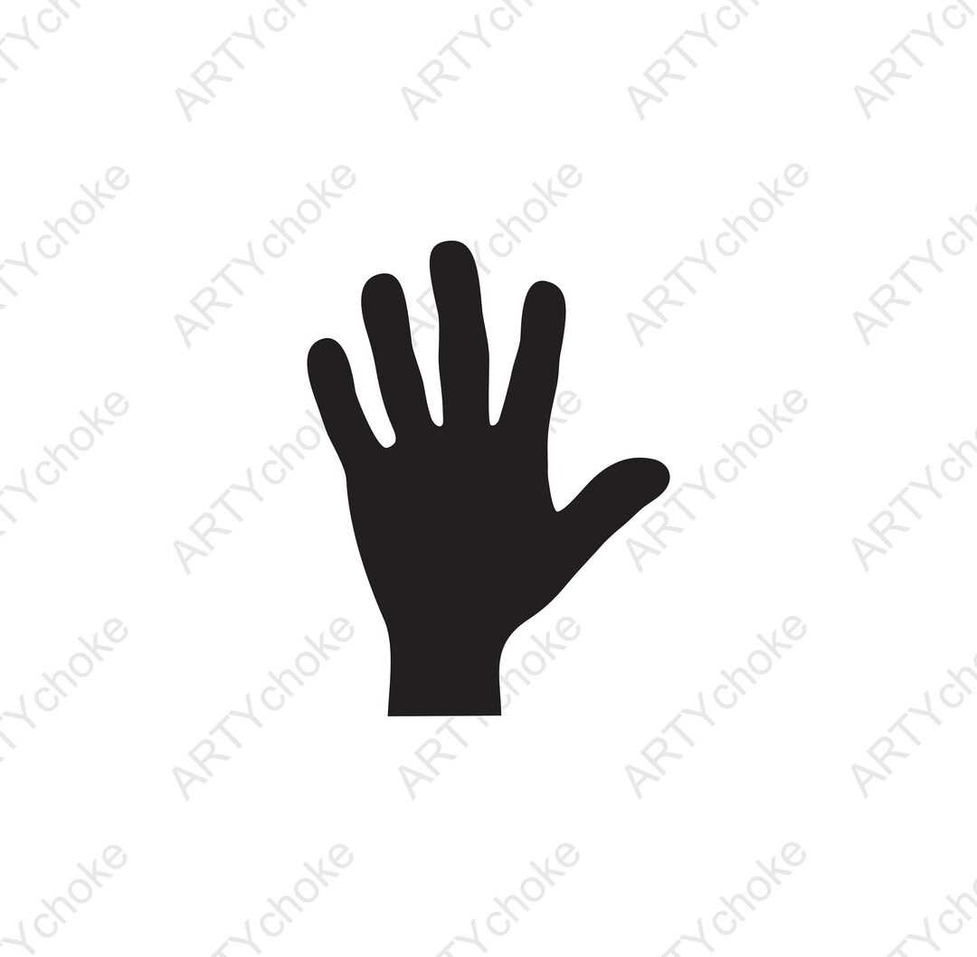 Man's Palm. Files Prepared for Cricut. SVG Clip Art. Digital File ...