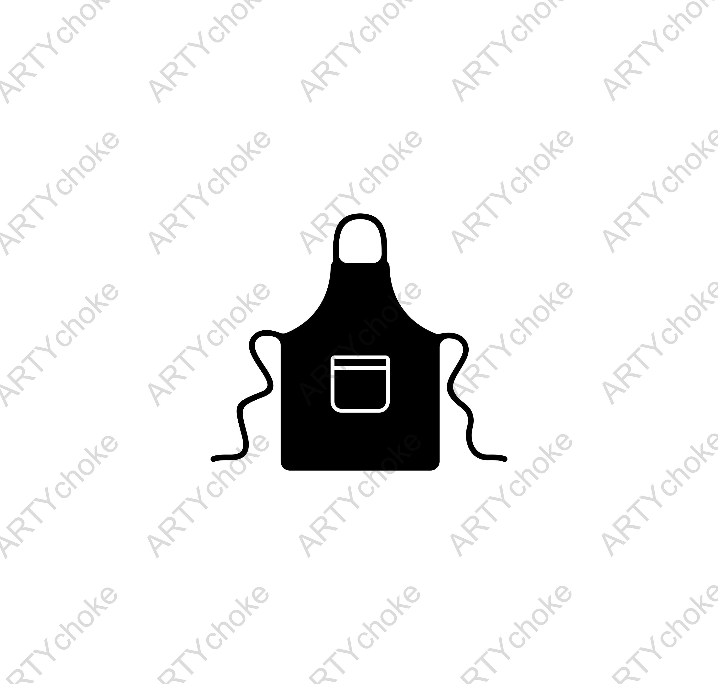 Apron. Files Prepared for Cricut. SVG Clip Art. Digital File | Etsy