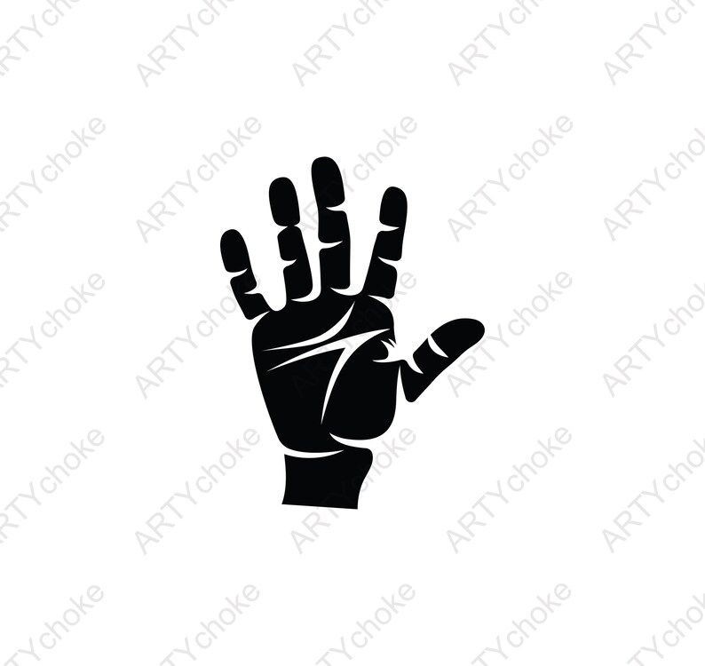 Hand Palm. Files Prepared for Cricut. SVG Clip Art. Digital | Etsy