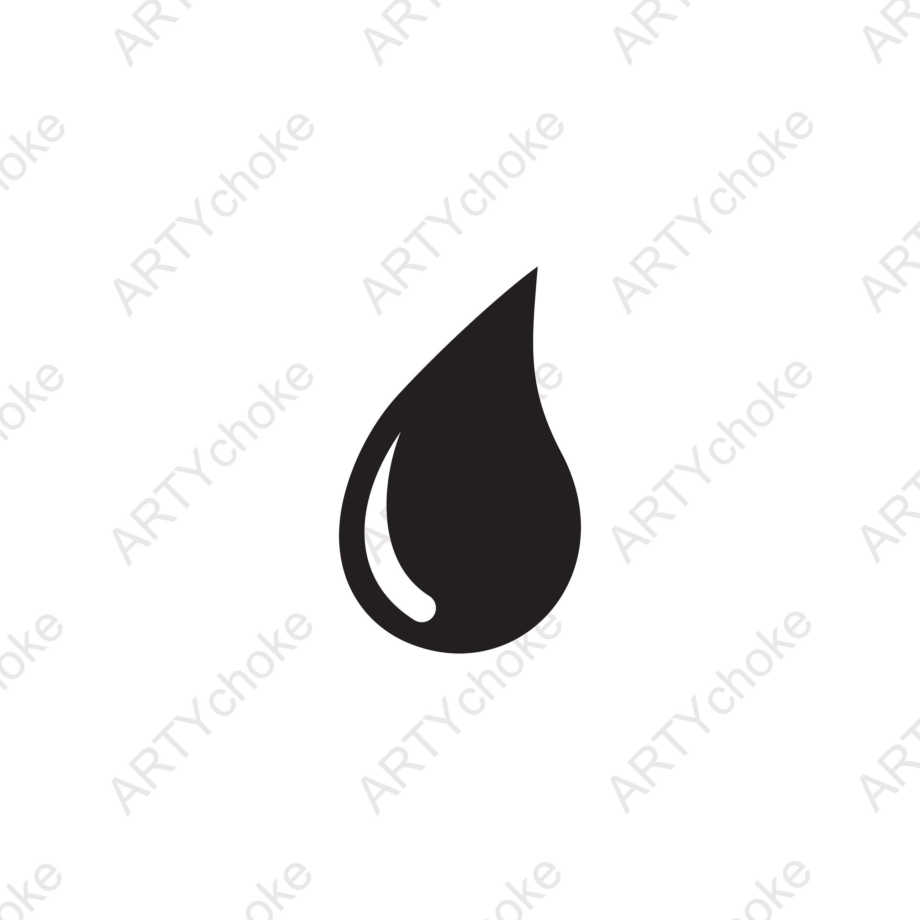 Drop. Files prepared for Cricut. SVG Clip Art. Digital file | Etsy