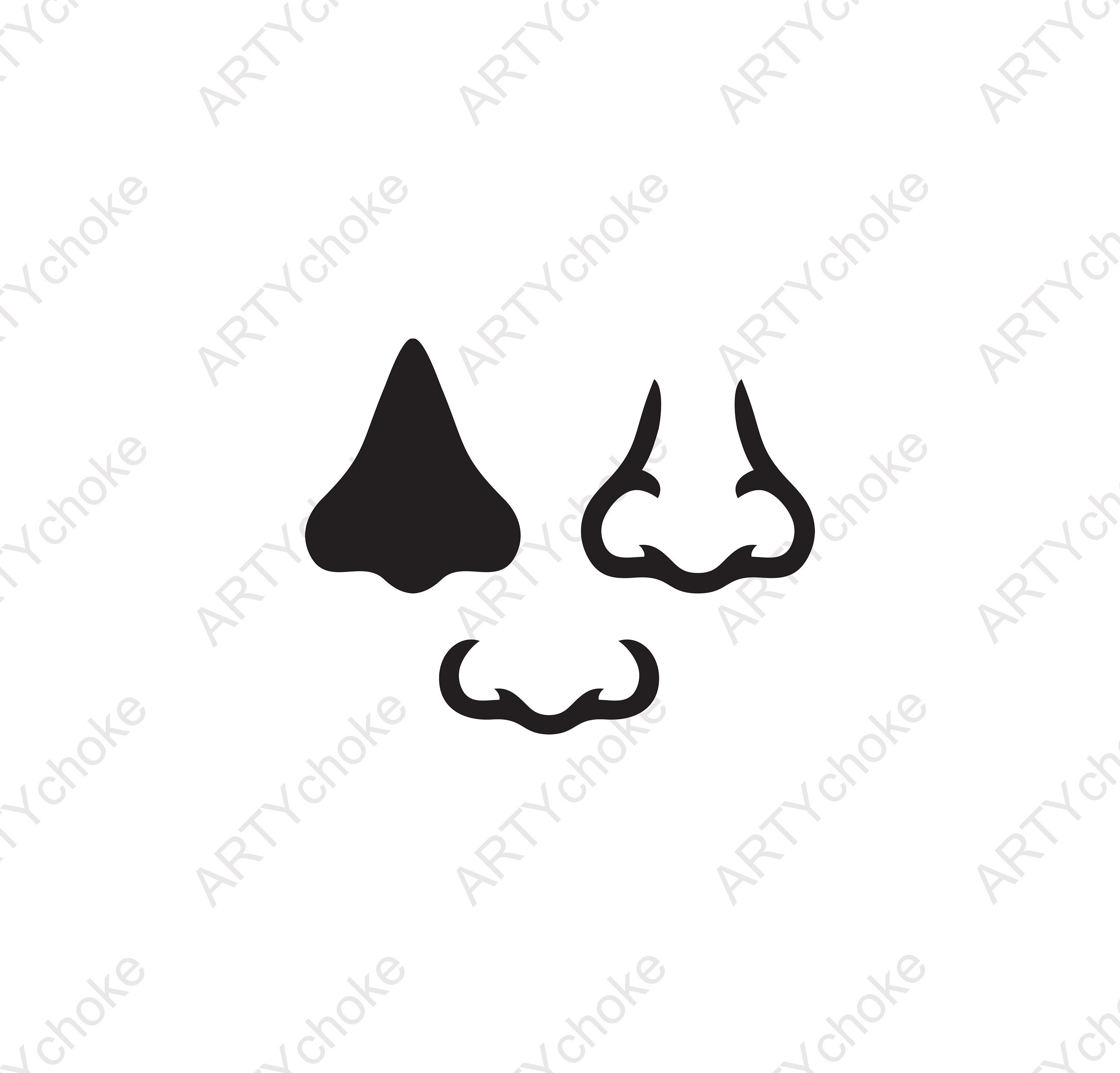 Nose. Files Prepared for Cricut. SVG Clip Art. Digital File - Etsy