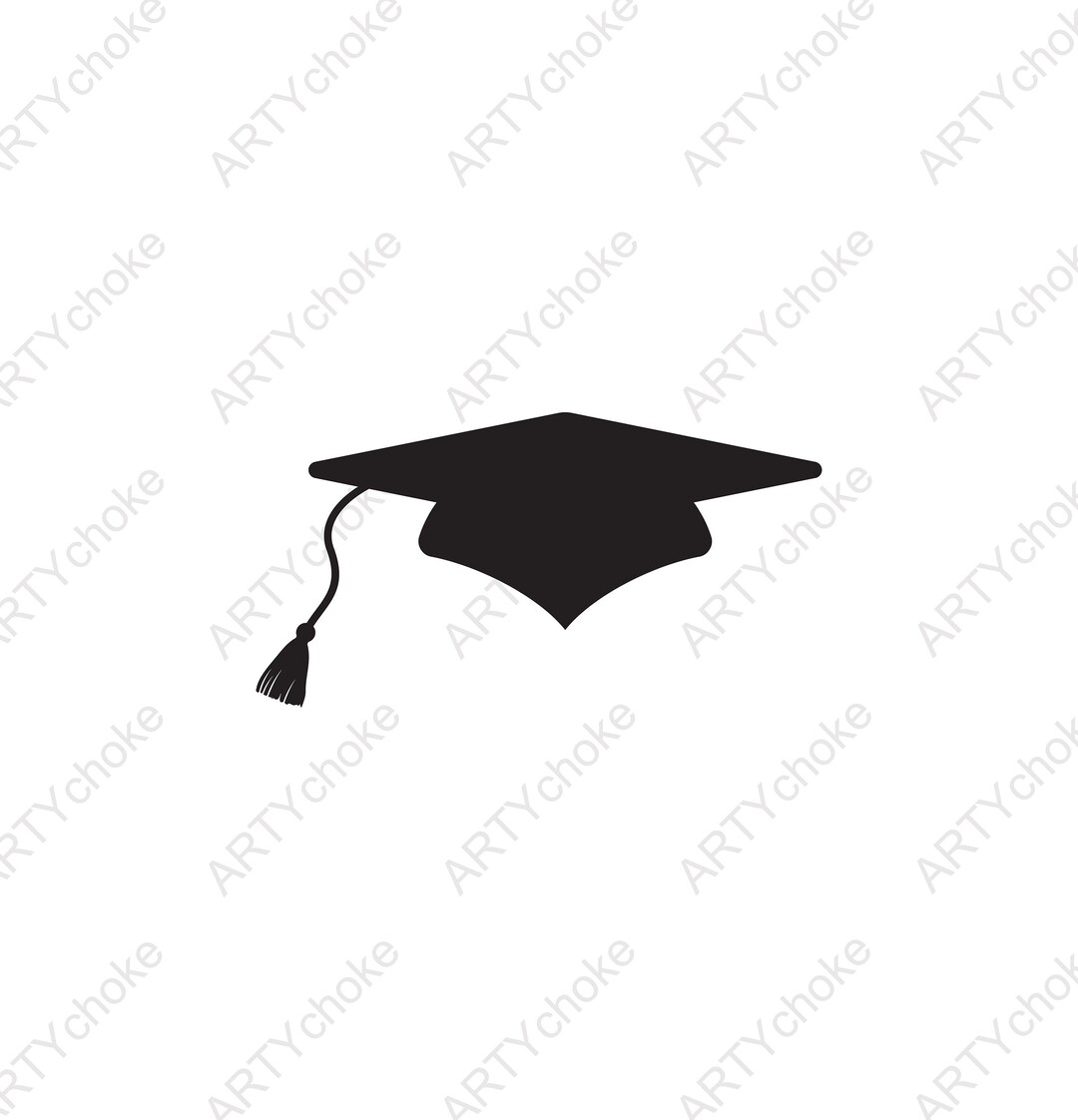 Graduation Cap. Files Prepared for Cricut. SVG Clip Art. Digital File ...