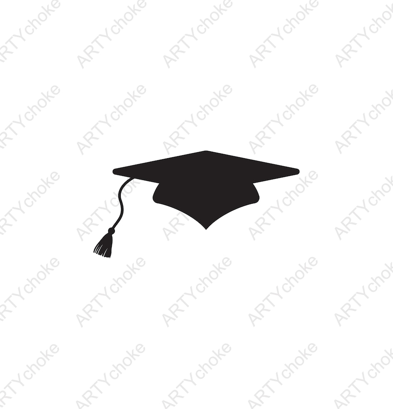 Graduation Cap. Files Prepared for Cricut. SVG Clip Art. - Etsy