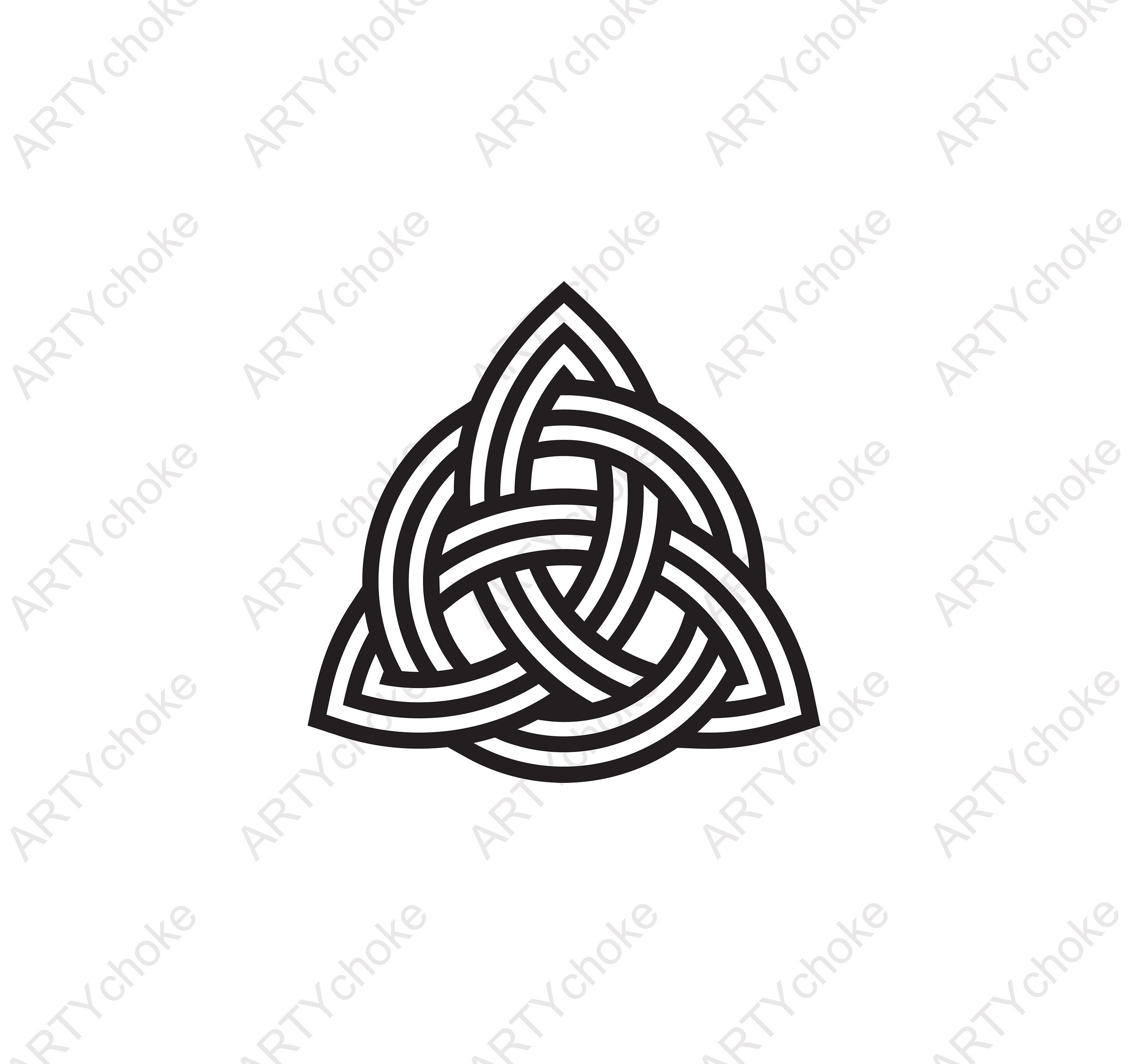 Trinity Symbol. Files Prepared for Cricut. SVG Clip Art. - Etsy