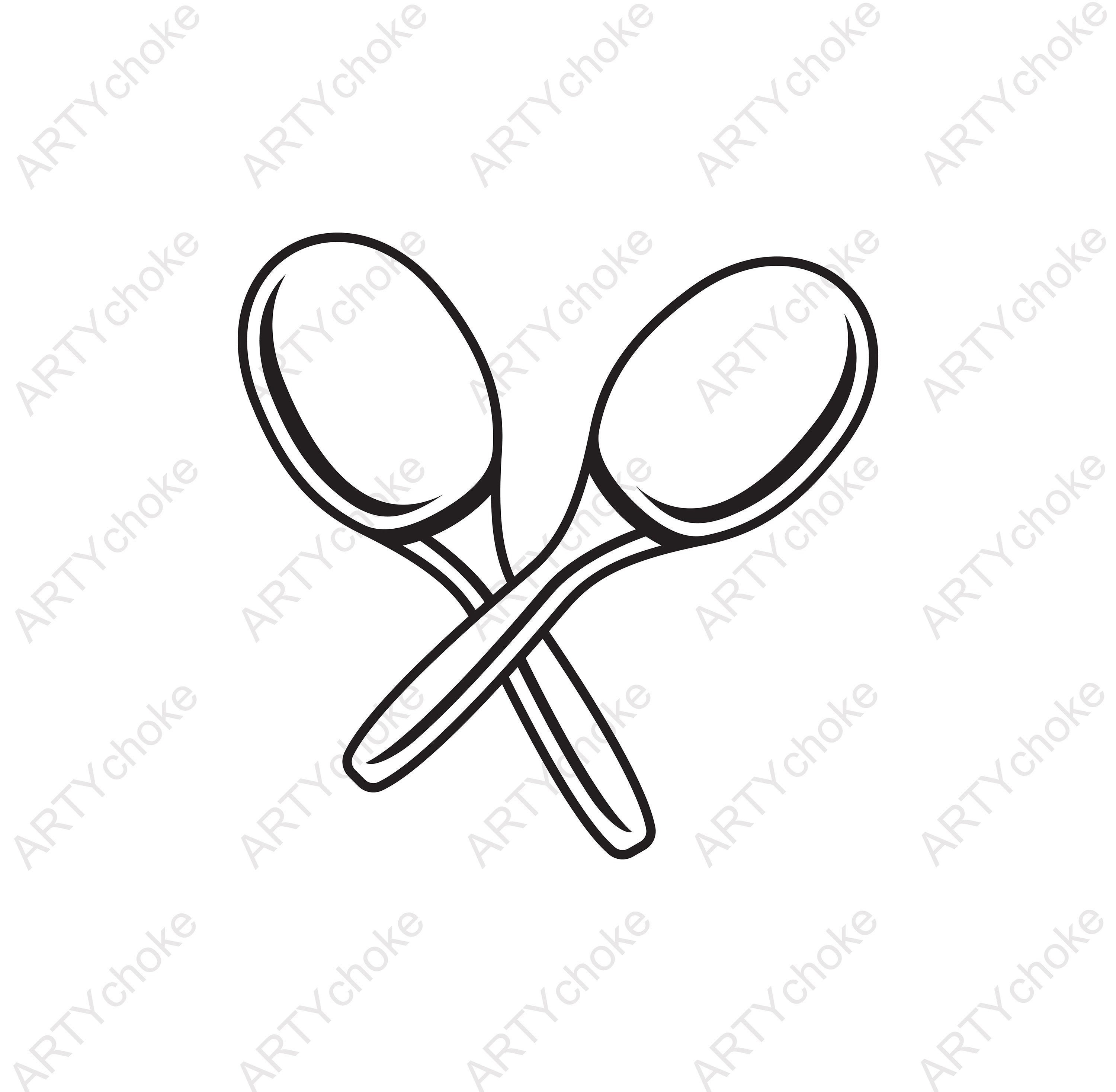 Maracas. Files Prepared for Cricut. SVG Clip Art. Digital File - Etsy