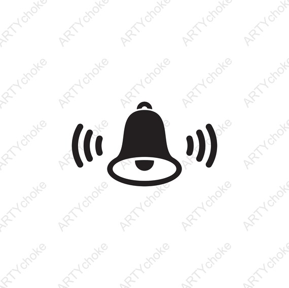 Ringing Bell. Files Prepared for Cricut. SVG Clip Art. Digital | Etsy