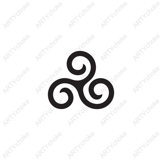 Triskele Triskelion Spiral. Files Prepared for Cricut. SVG. - Etsy