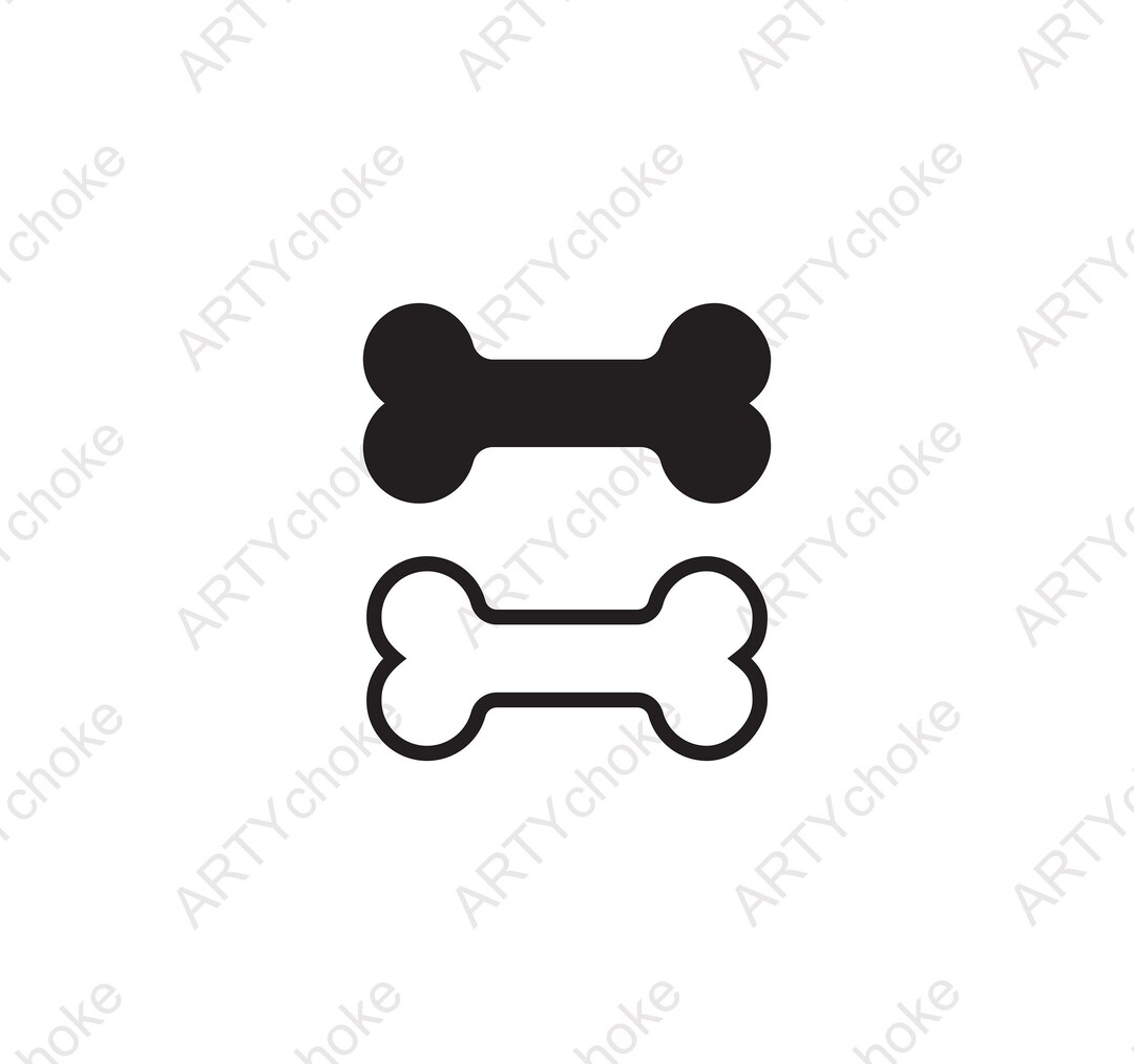 Bone. Files Prepared for Cricut. SVG Clip Art. Digital File Available ...