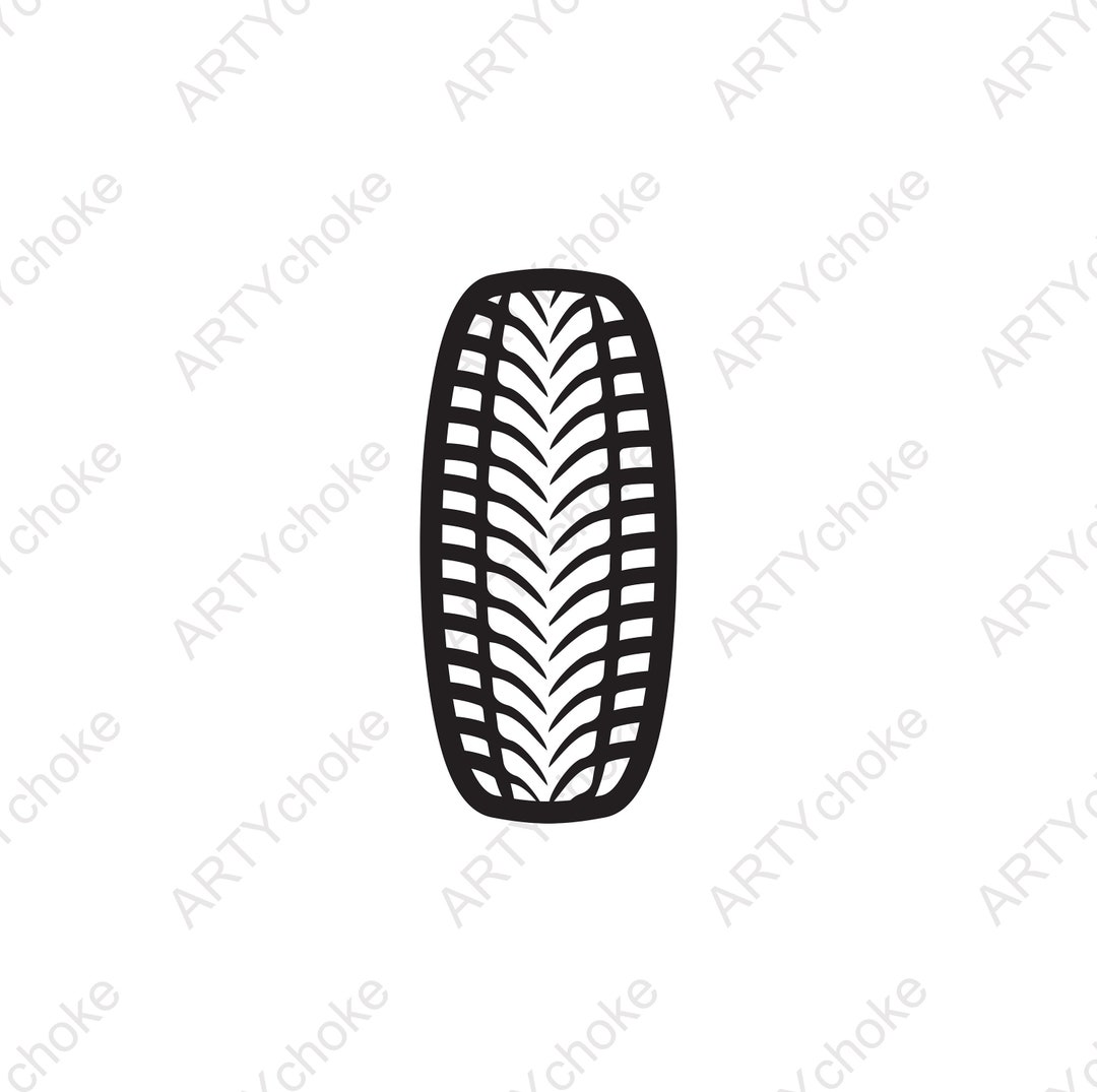 Car Tyre. Files Prepared for Cricut. SVG Clip Art. Digital File ...