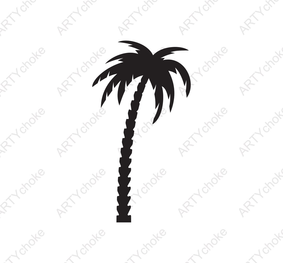 Palm Tree. Files Prepared for Cricut. SVG Clip Art. Digital File ...