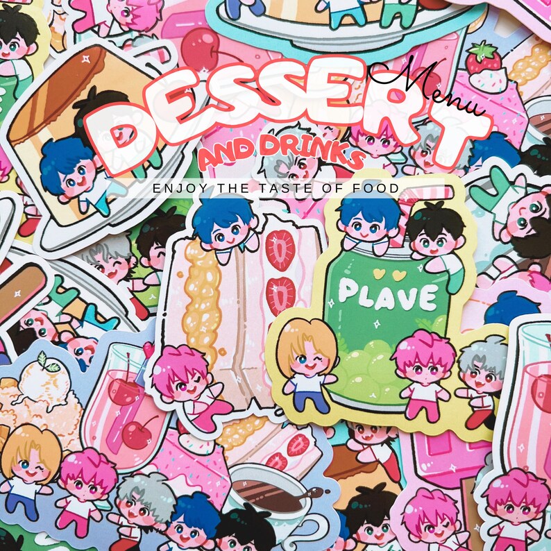 PLAVE Fanart Dessert Style Die Cut Sticker - Etsy
