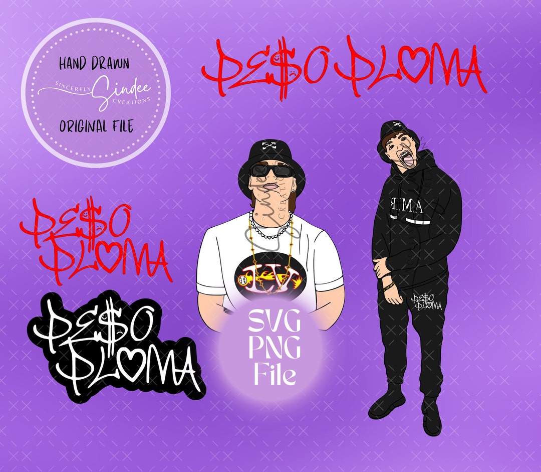 Peso Pluma Bundle, Peso Pluma SVG, Peso Pluma PNG, Digital Download ...