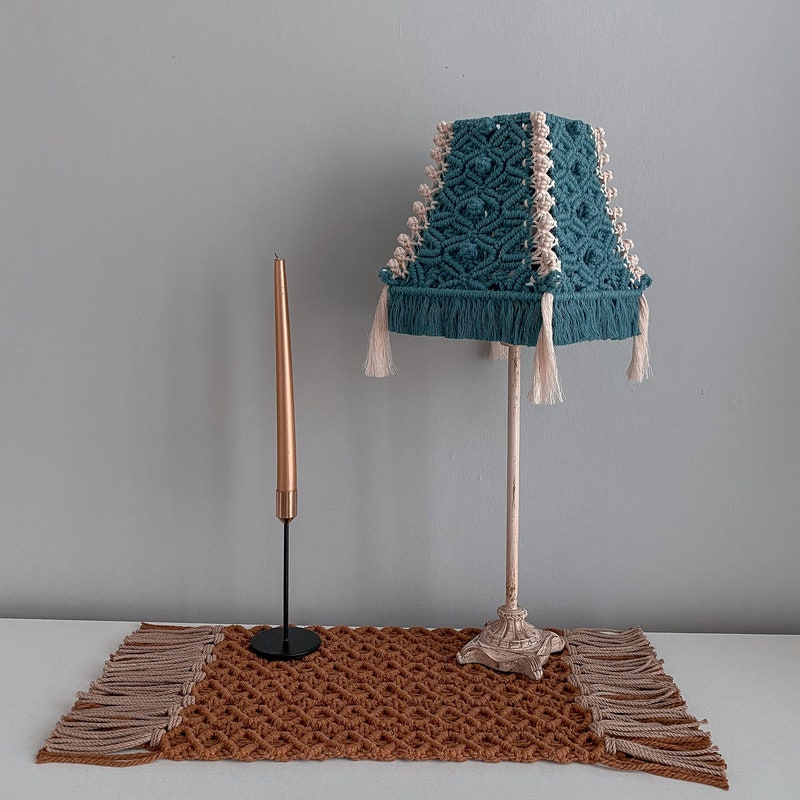 Macrame Lamp - Etsy