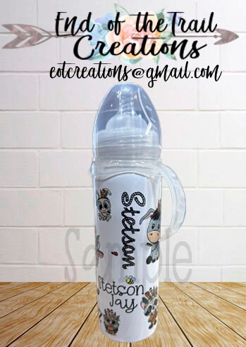 Custom Baby Bottle - 8oz Stainless Steel - Personalize - Etsy