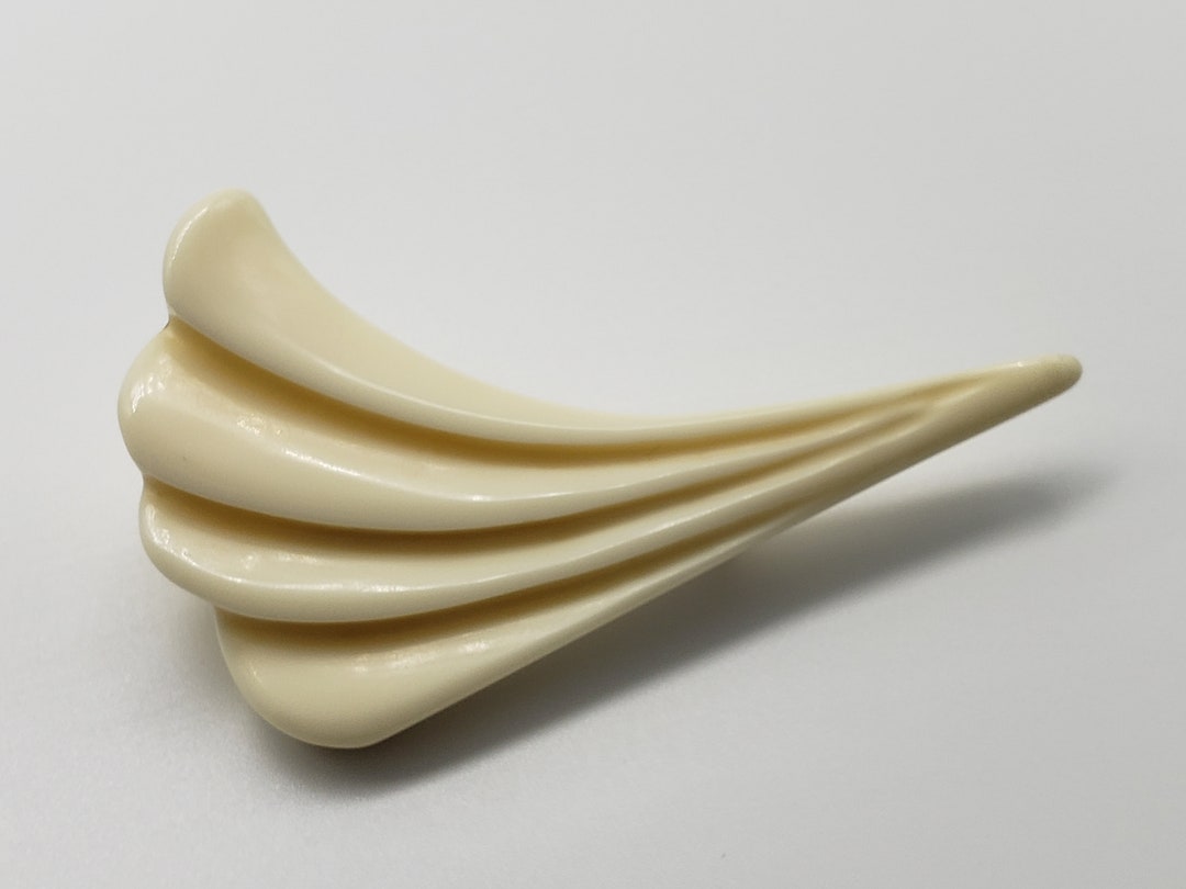 Vintage 1930's Art Deco Ivory Celluloid Swirl Brooch Pin, Art Deco ...