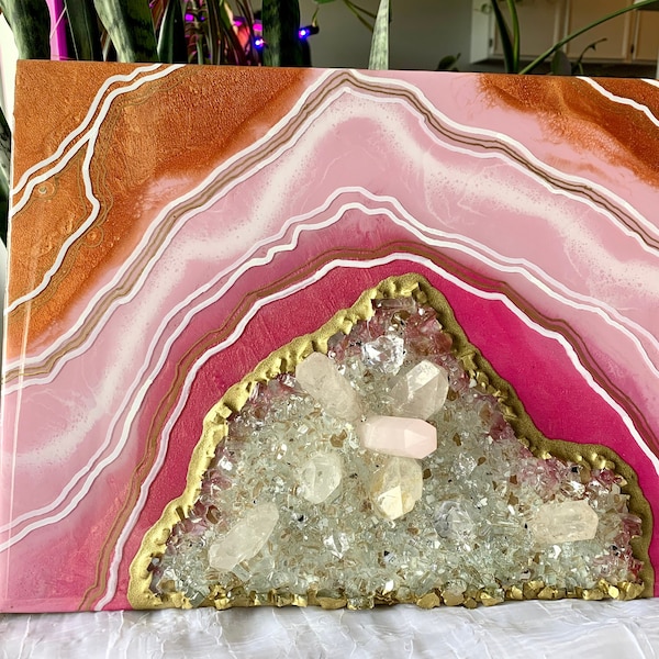 Geode Art - Etsy