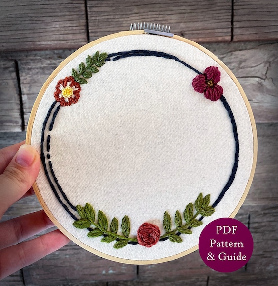 Minimalist Embroidery Pattern Geometric Embroidery Design | Etsy