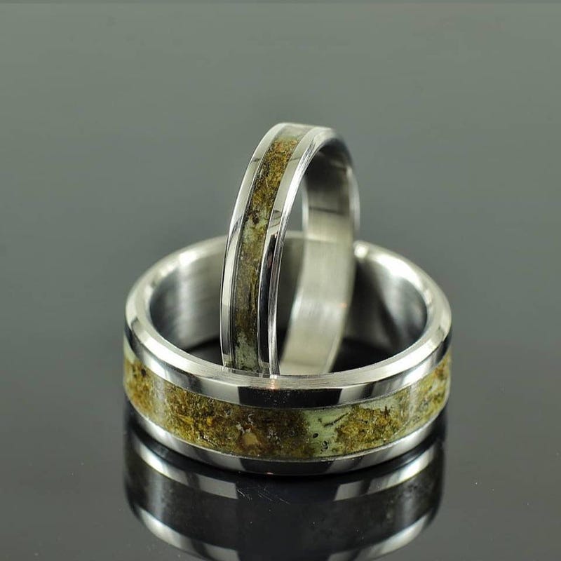 Couples Glow in the Dark Rings - Etsy