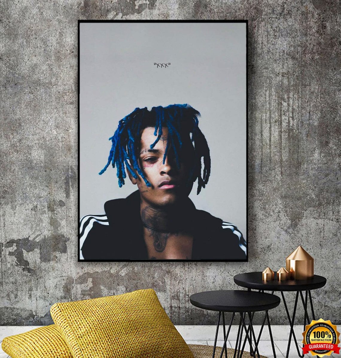 Xxxtentacion Poster Xxxtentacion Wall Decor Hip Hop Star Rap | Etsy