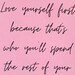 Love Yourself First Self Love Quote Print Love Yourself Quotes ...