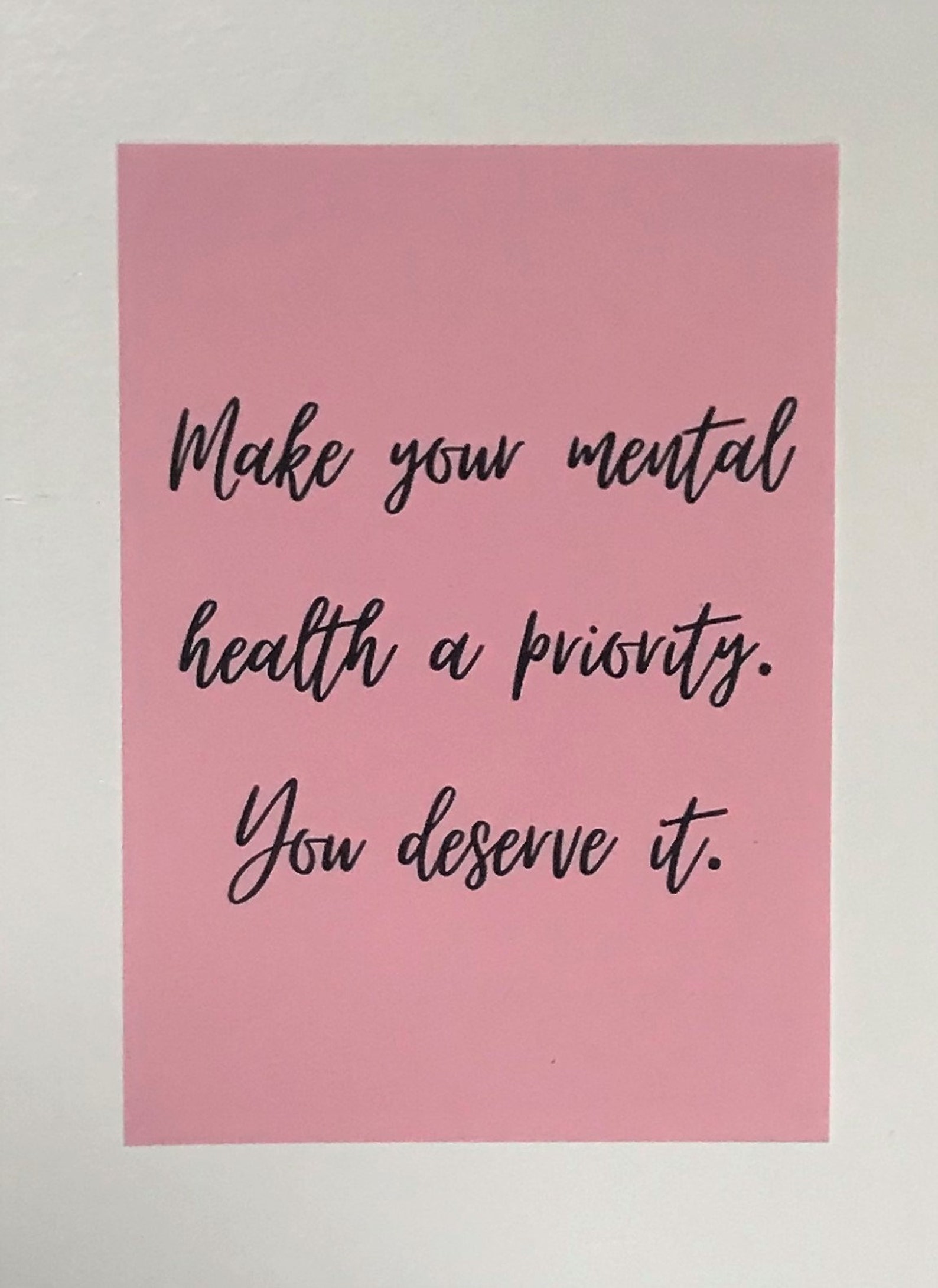 Make Your Mental Health a Priority Quote Print Mental Health - Etsy UK