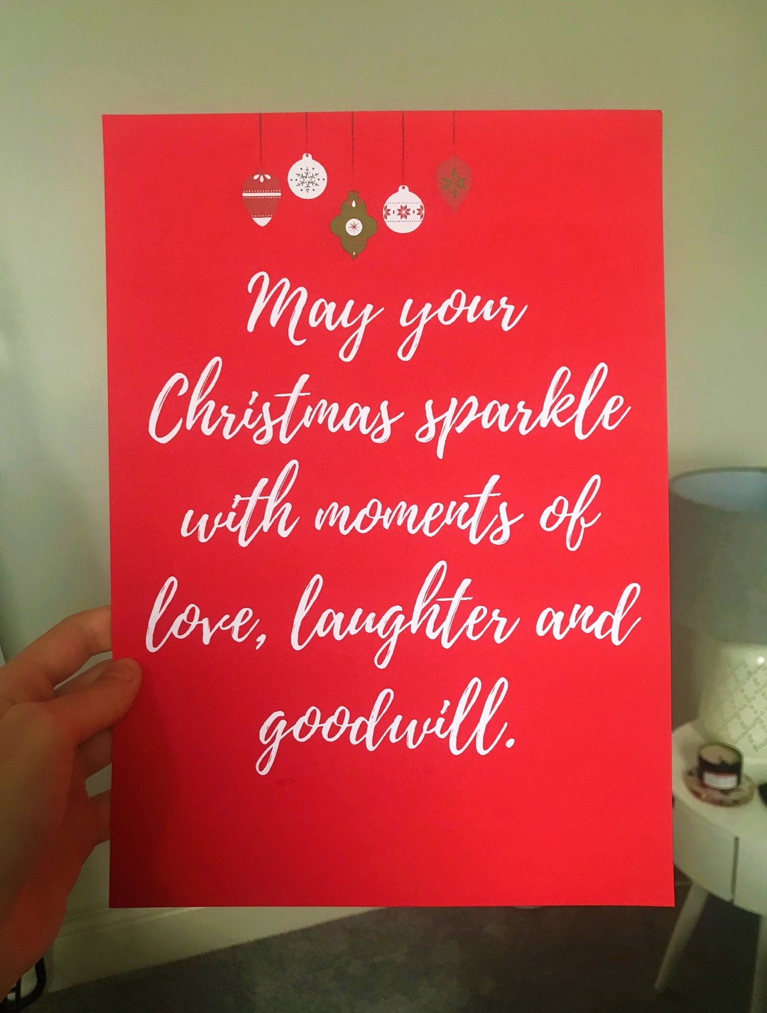 May Your Christmas Sparkle With Moments of Print Christmas Goodwill ...