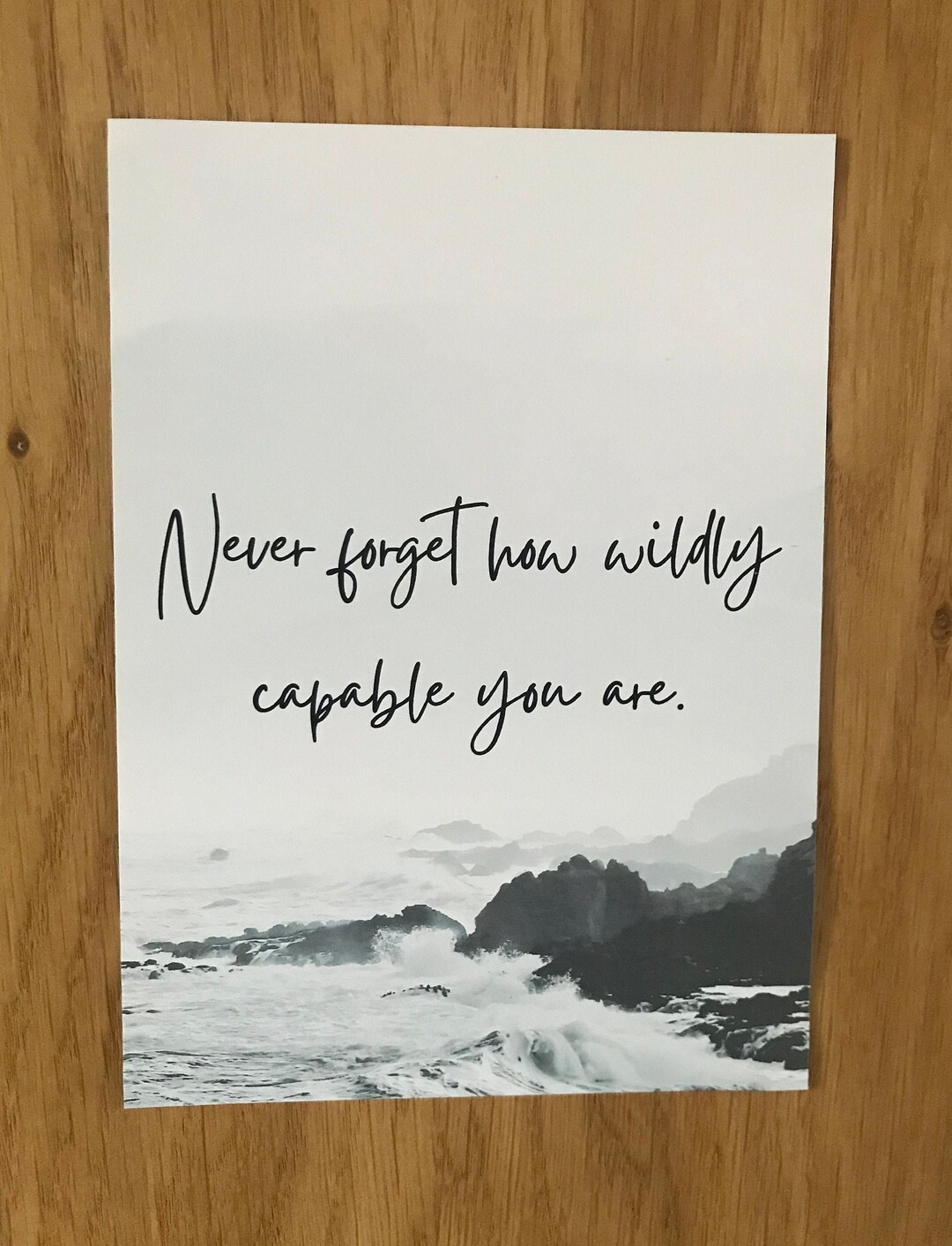 Never Forget How Wildly Capable You Are Inspirational Quote Print ...