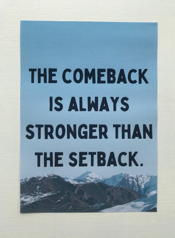 Comeback Quotes