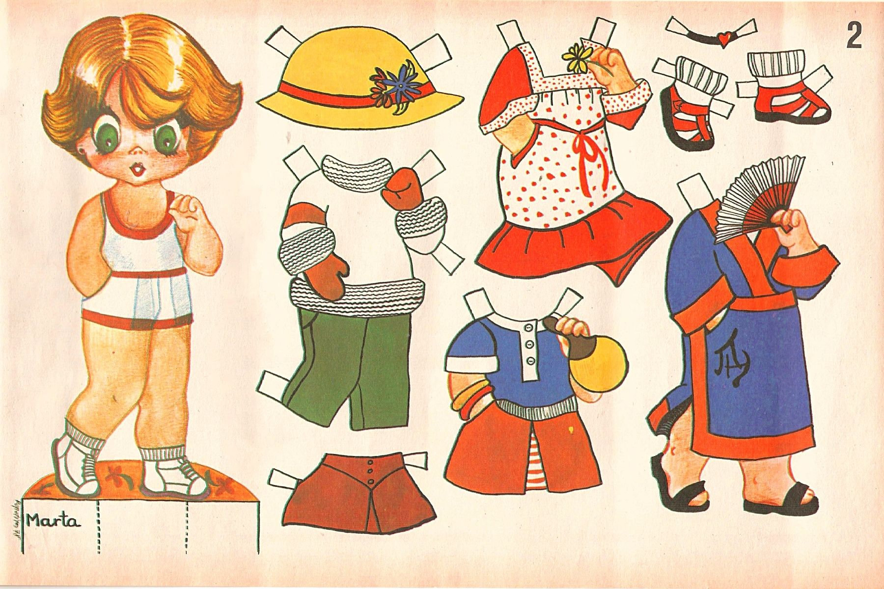Vintage Cut Out Paper Dolls Vintage Paper Girl Pages and - Etsy