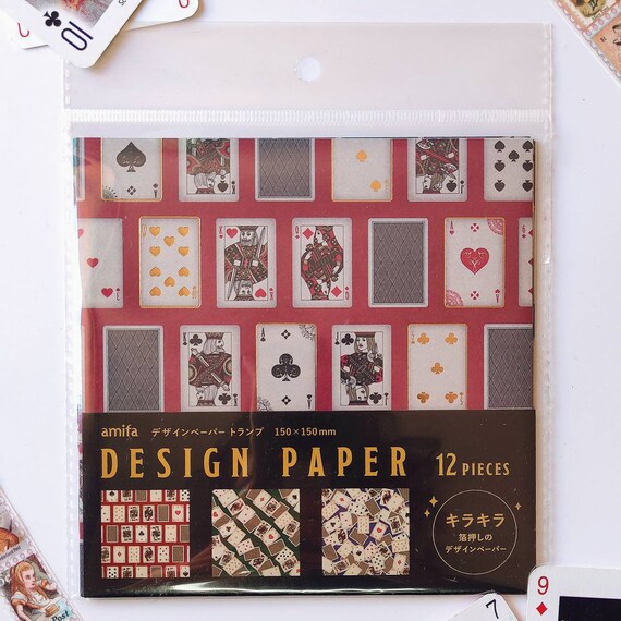 Japanese Stationary Kawaii Amifa Paper Design 12 Playing - Etsy