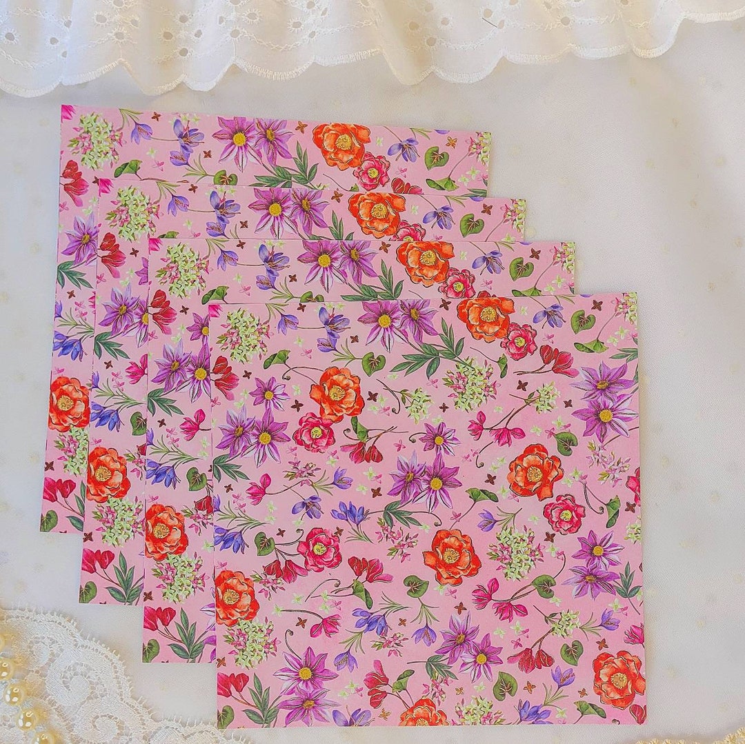 Japanese Stationery Kawaii Paper Paper Amifa Paper Design Flower Paper ...