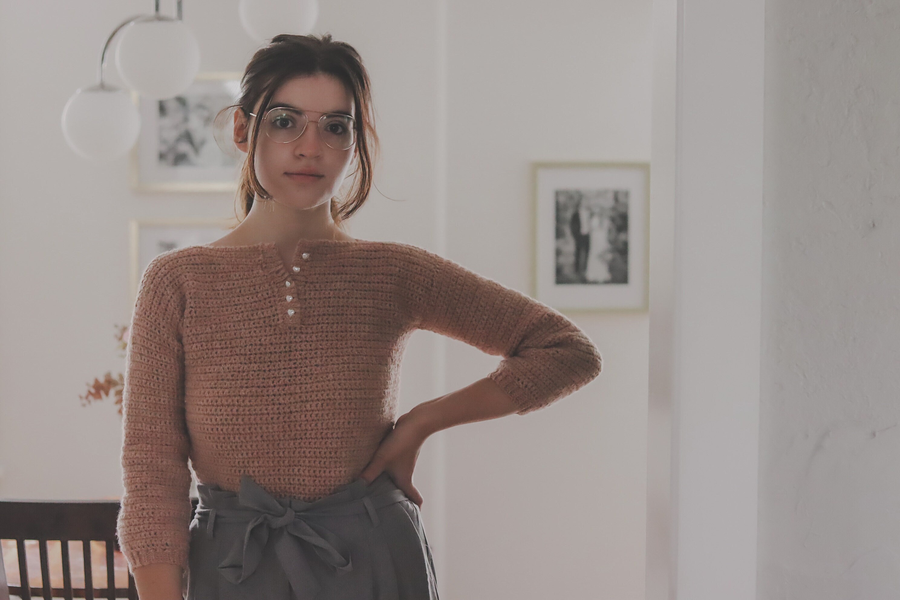 Roma Henley CROCHET PATTERN - Etsy