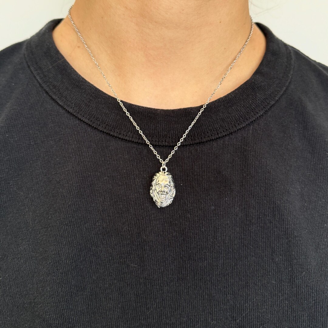 Leatherface Texas Chainsaw Massacre Necklace, Halloween Jewelry, Horror ...