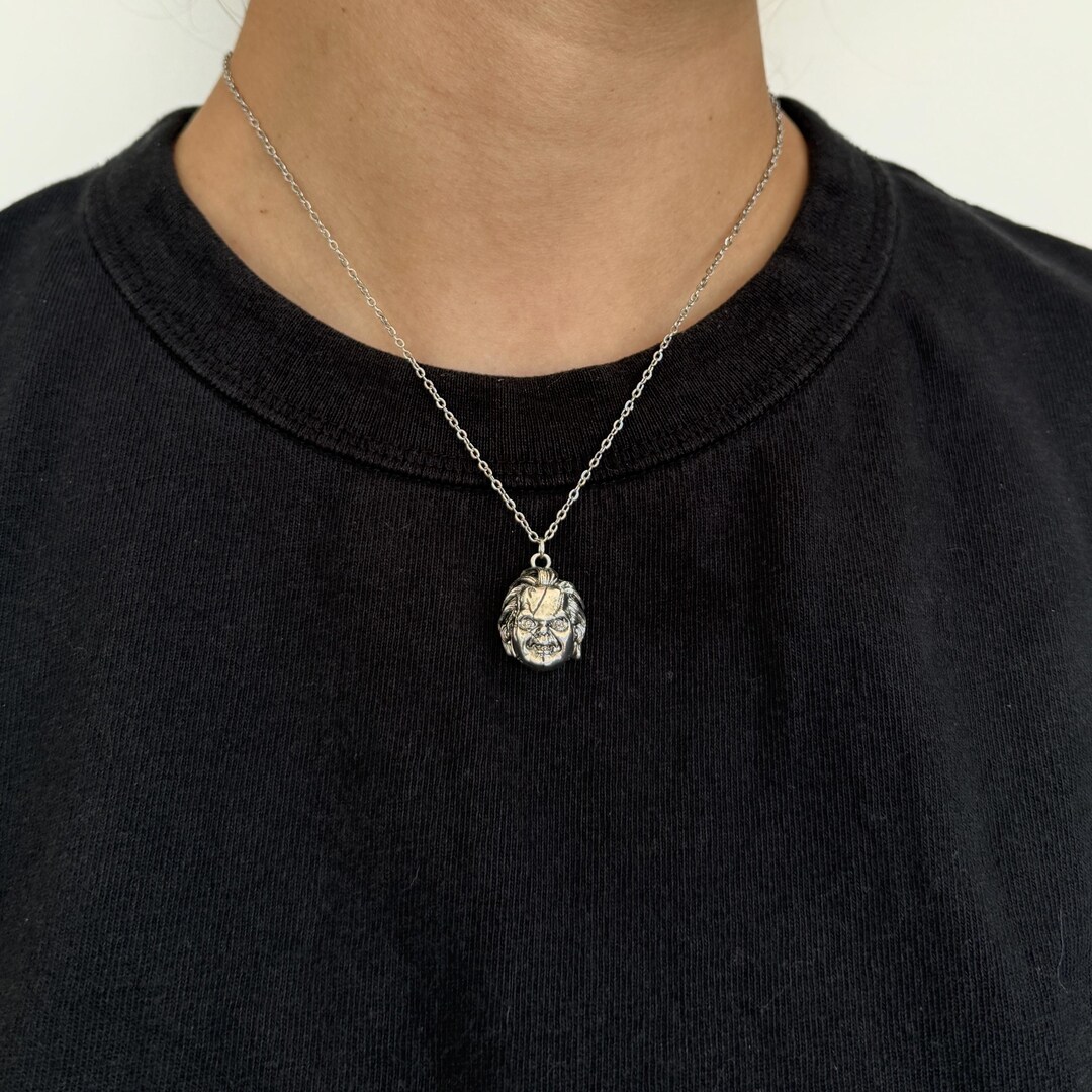 Chucky Child’s Play Necklace, Halloween Jewelry, Horror Movie Icon ...