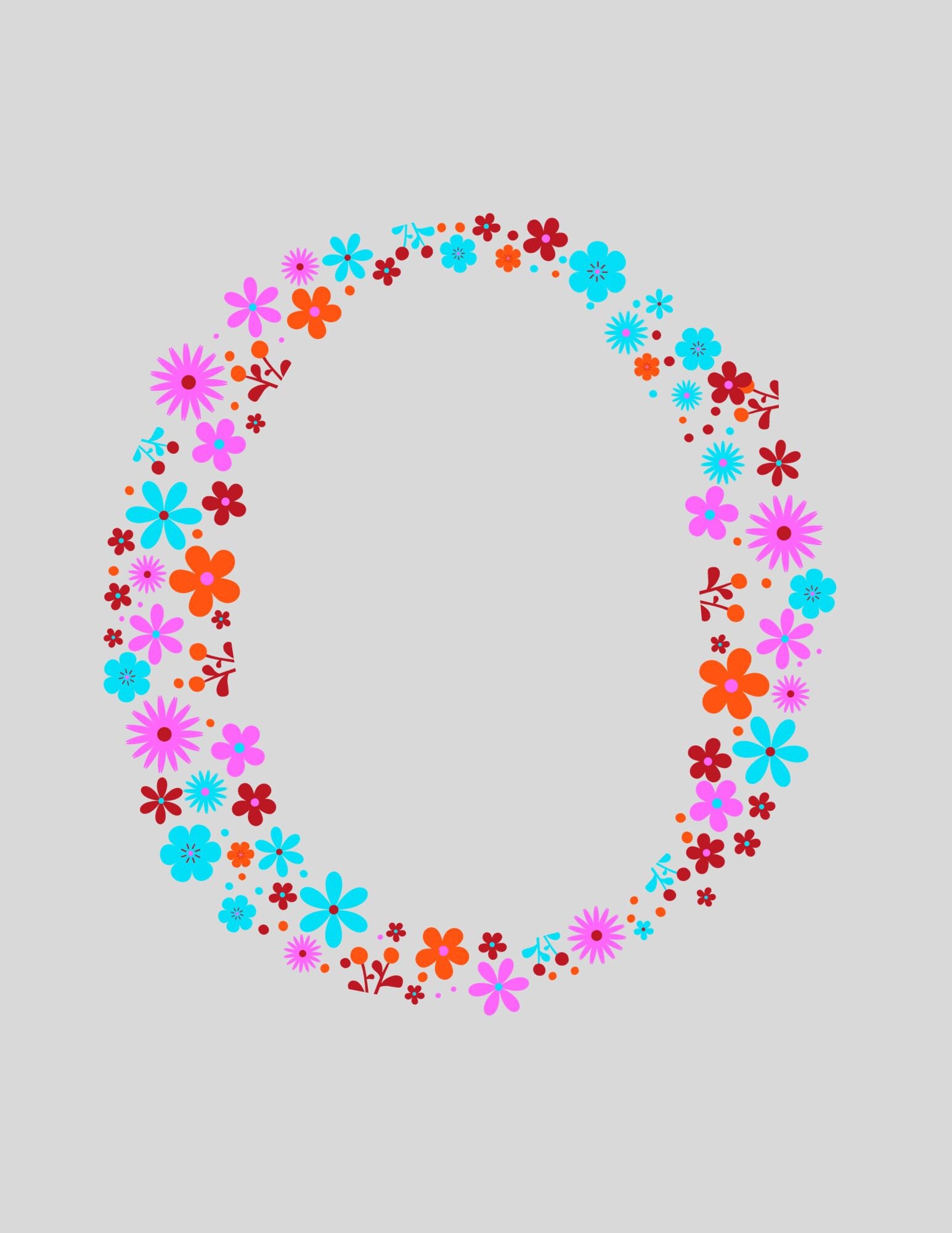 Floral Alphabet, Floral Monogram, Clip Art, Floral Letters, Flower ...