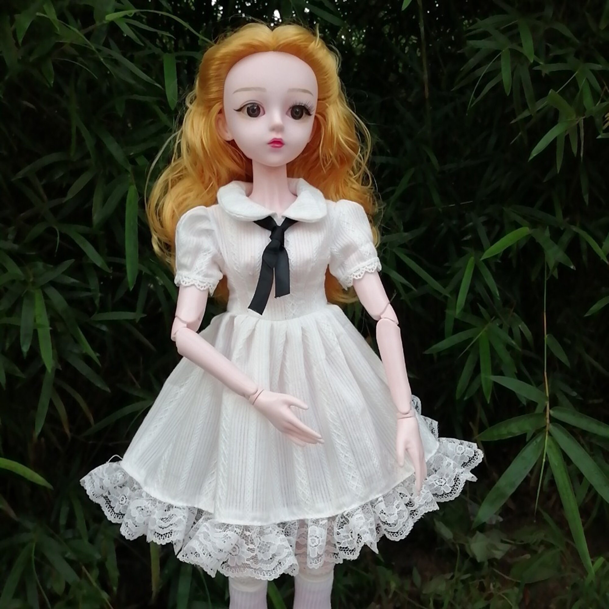 1/3 BJD Doll Pure White Dress Doll Cute Dress Lace Trimmed | Etsy