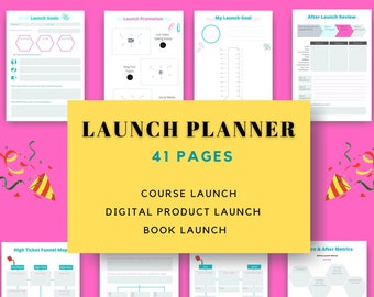 Book Launch Planner - Etsy