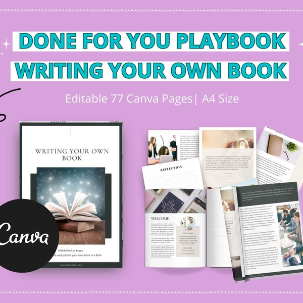 Book Writing Template - Etsy